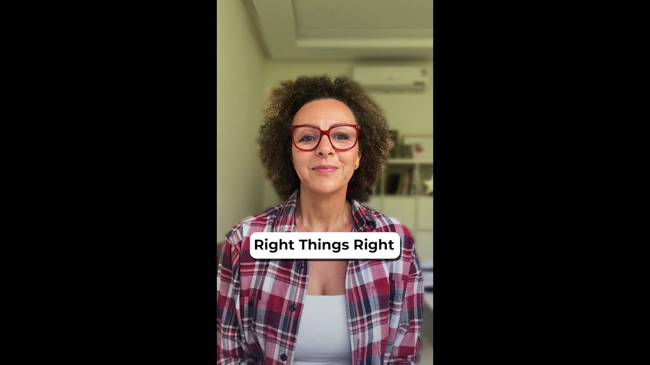 Right Things Right! - YouTube