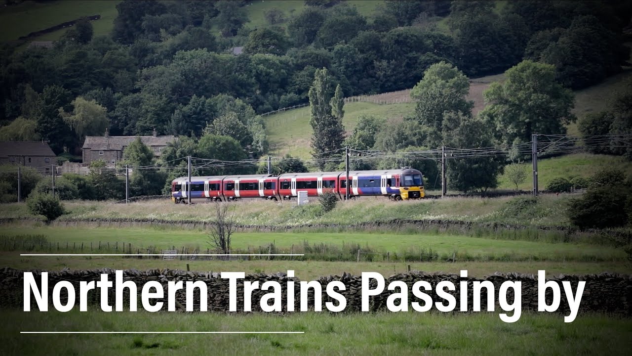 Northern Railways Class 333, 322, and 150 from a field - YouTube