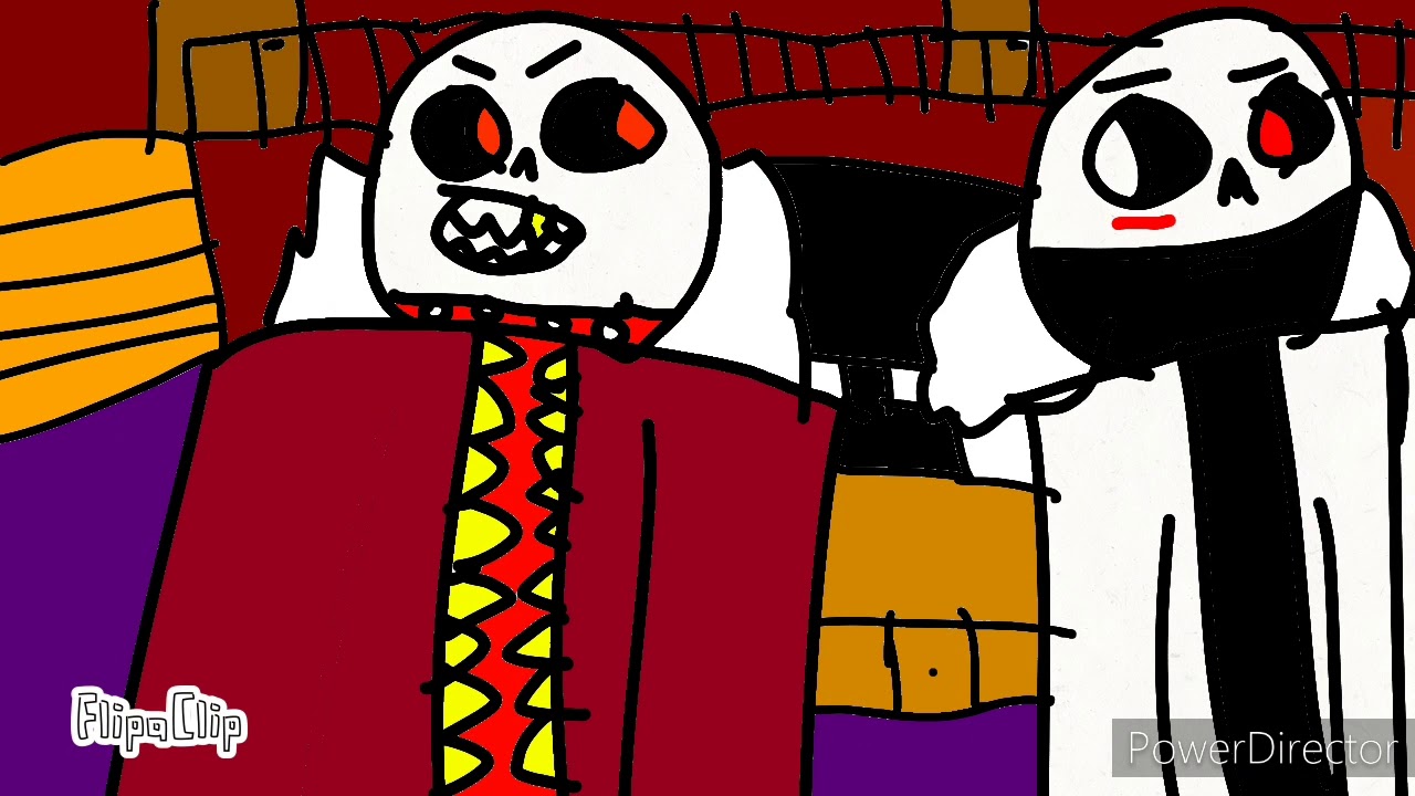 Cross!sans underfell sans'ı kızdırıyo - YouTube