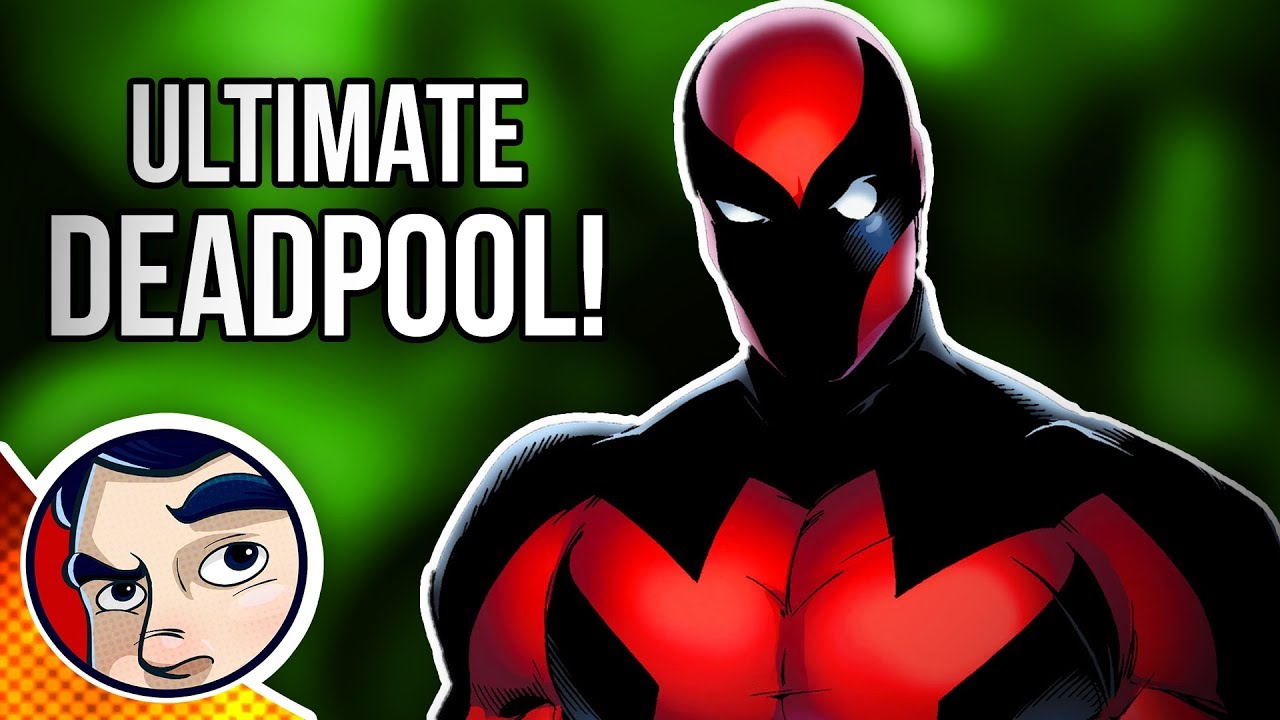 Ultimate Spiderman Cartoon Deadpool Animation Art Ultimate