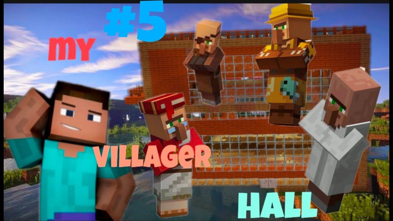 My villager town hall Minecraft #5 wonder gaming - YouTube