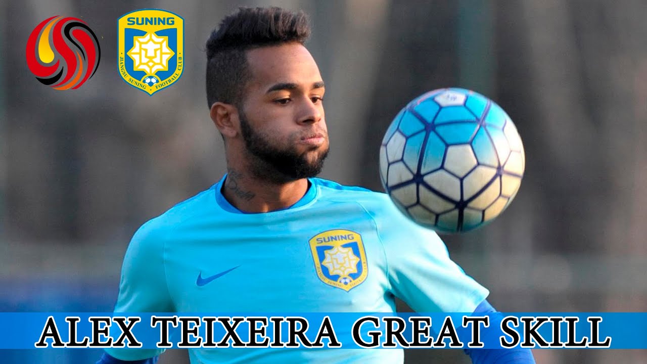 在江苏亮相HD亚历克斯•特谢拉高超的技巧 /Alex Teixeira great skill in Jiangsu Debut - YouTube