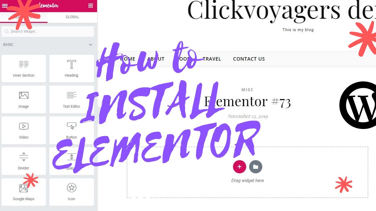 How to install Elementor in WordPress - 2019 (beginners tutorial) - YouTube