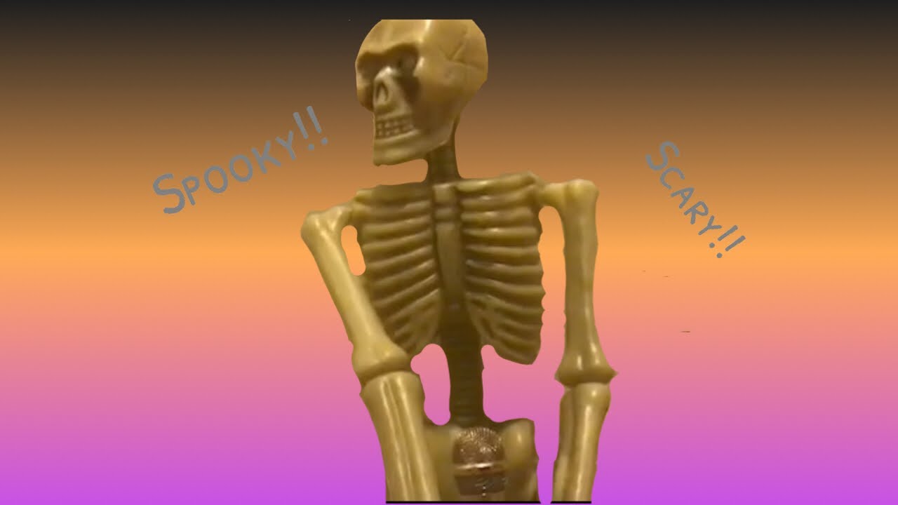 Skeleton does ASMR 💀 - YouTube