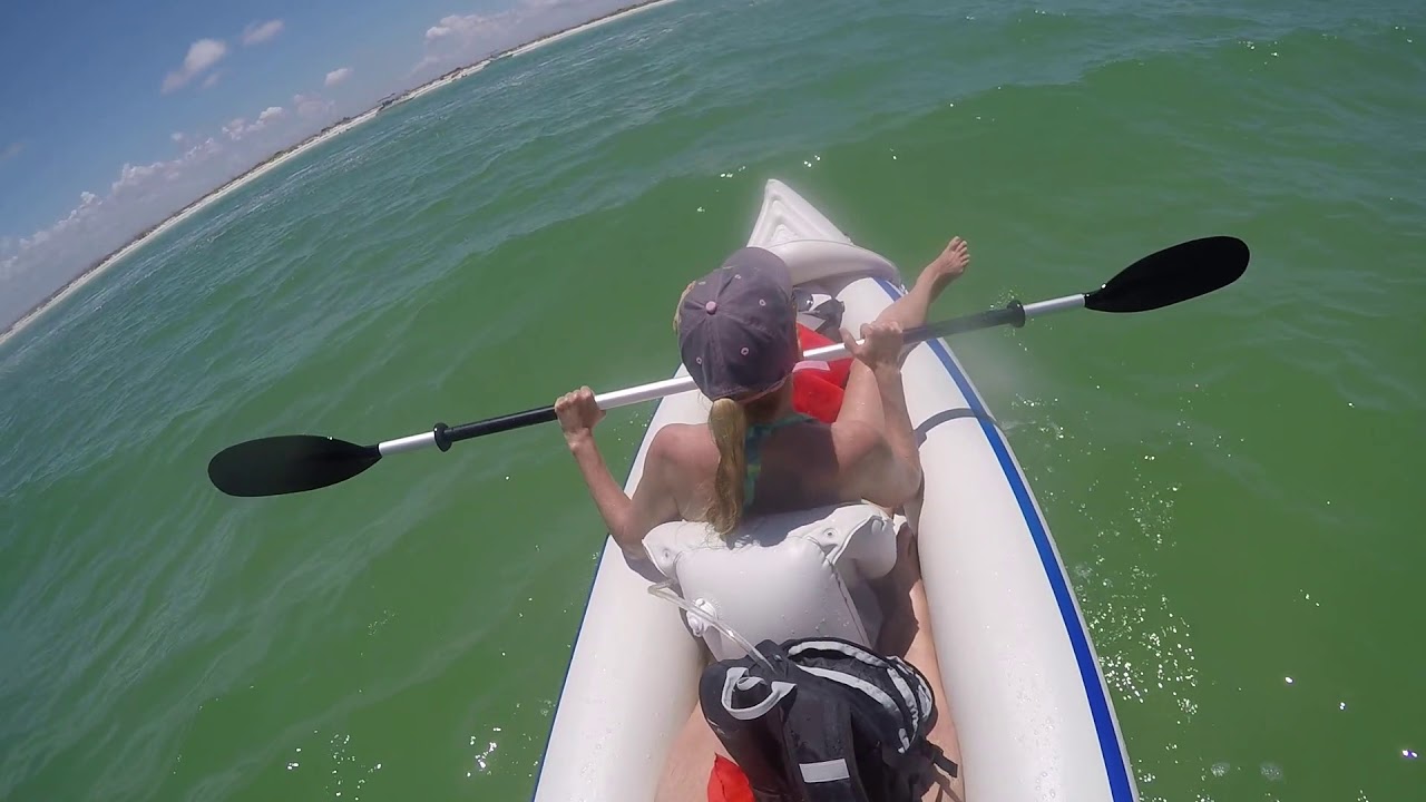 Kayak to Three Rooker Island - YouTube