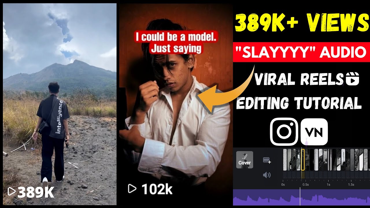 "Slayyyy" Sound Viral Reels Editing Tutorial | Instagram Reels Tutorial ...
