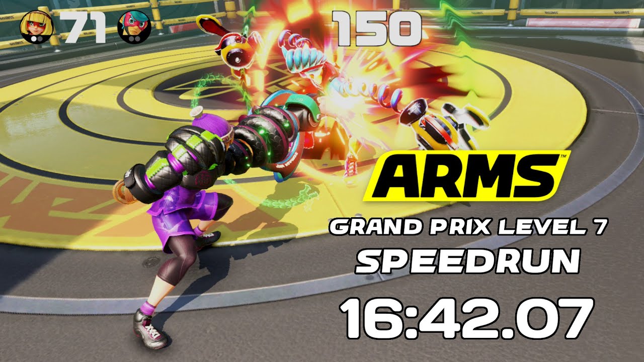 ARMS Grand Prix Level 7 Speedrun in 16:42.07 - YouTube