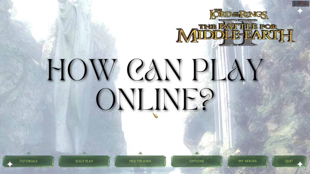 LOTR : Battle for Middle Earth 2 - BFME 2 - How can play online? #bfme2 ...