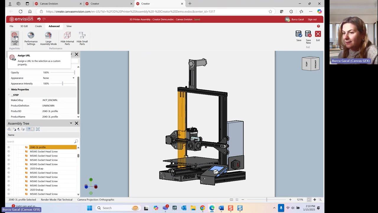 Canvas Envision Training - Building Comprehensive Parts Lists from 3D Models - YouTube