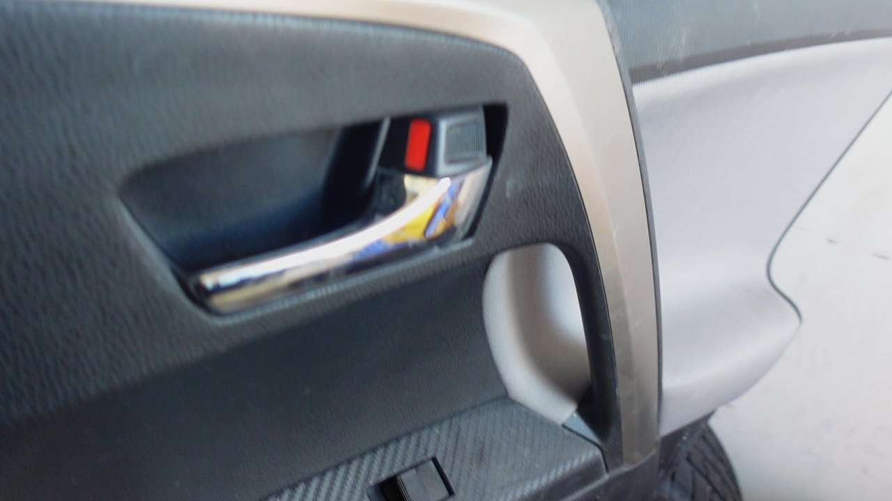 How to Remove door handle on 2006-12 Toyota Rav4; 2012; Rear Outside ...