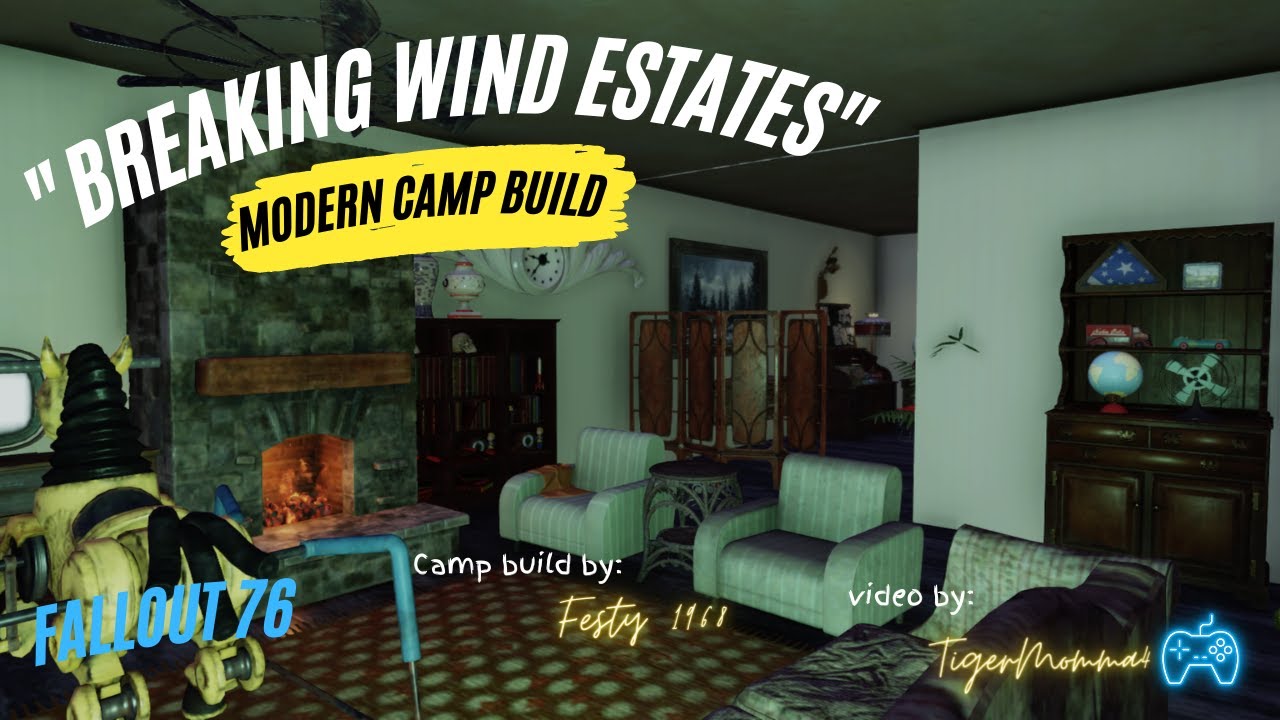 Fallout 76 modern camp build - Breaking Wind Estates - Festy1968 - xbox ...