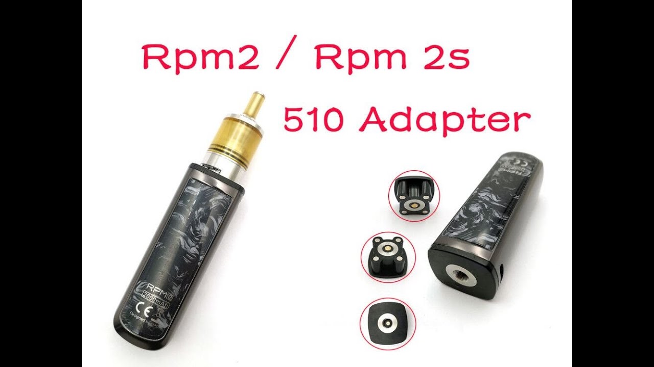 momovaping.com: 510 adapter for Smok rpm2 rpm 2s Kit - YouTube