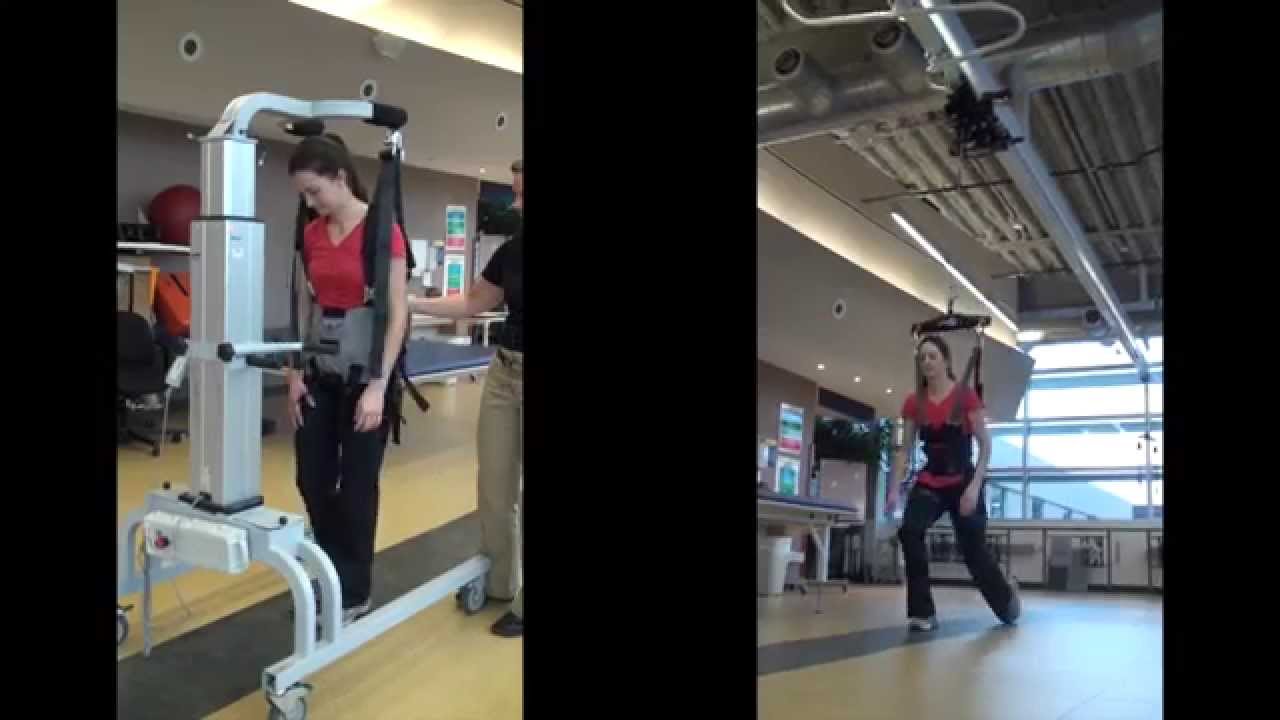 ZeroG Gait & Balance System vs Mobility Frame - YouTube