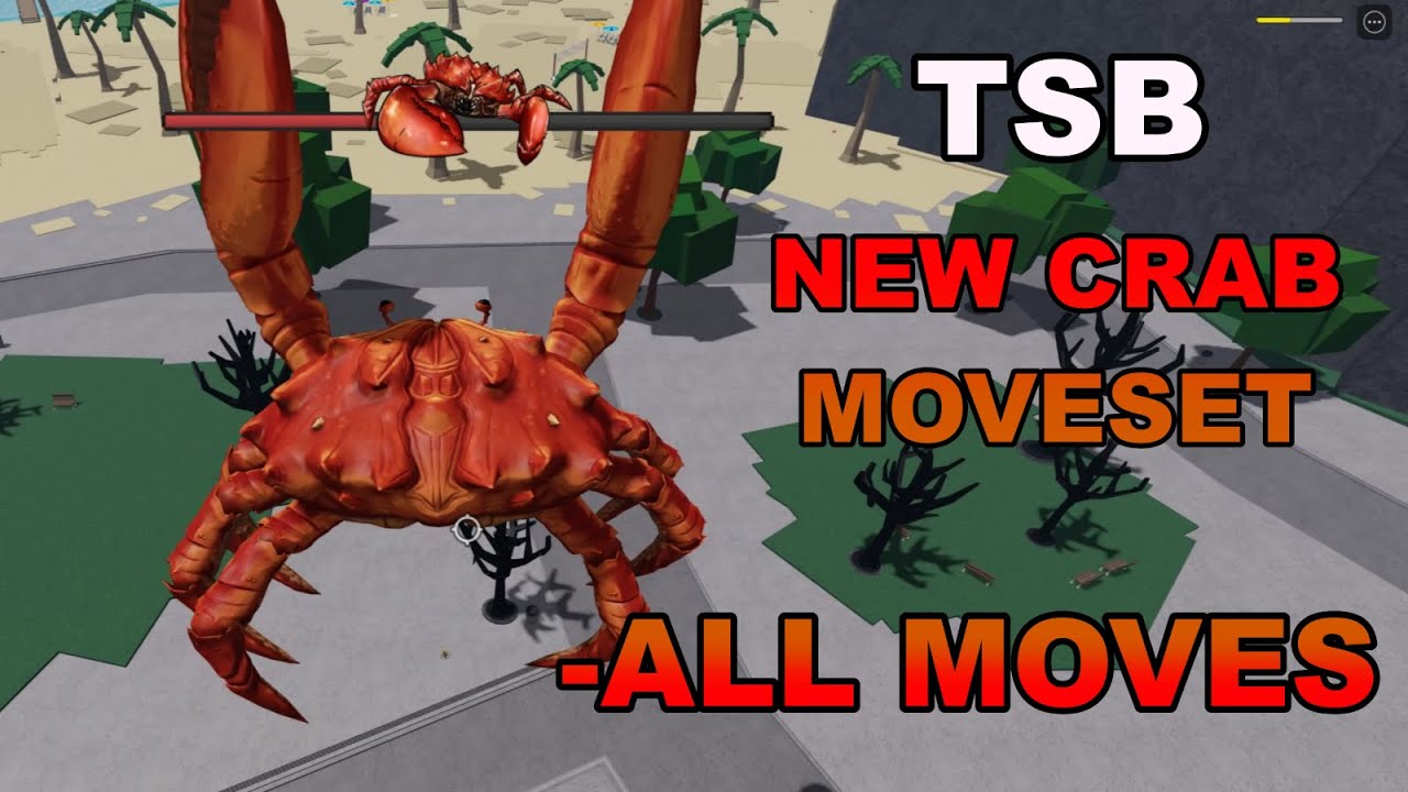 NEW CRAB MOVESET SHOWCASE - The Strongest Battlegrounds - YouTube