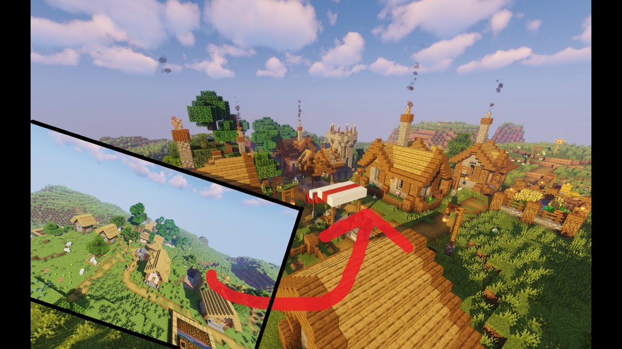 Minecraft Village Transformation! - YouTube