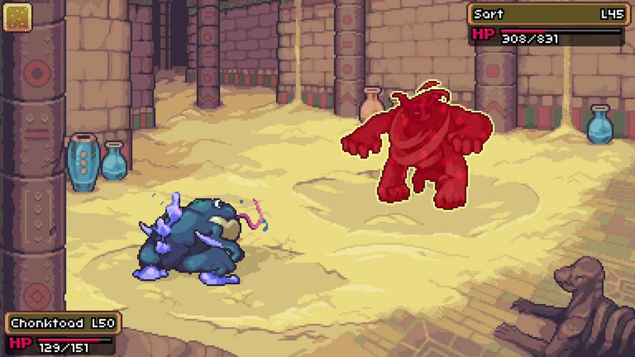 Coromon - Titan Sart Boss Fight - YouTube