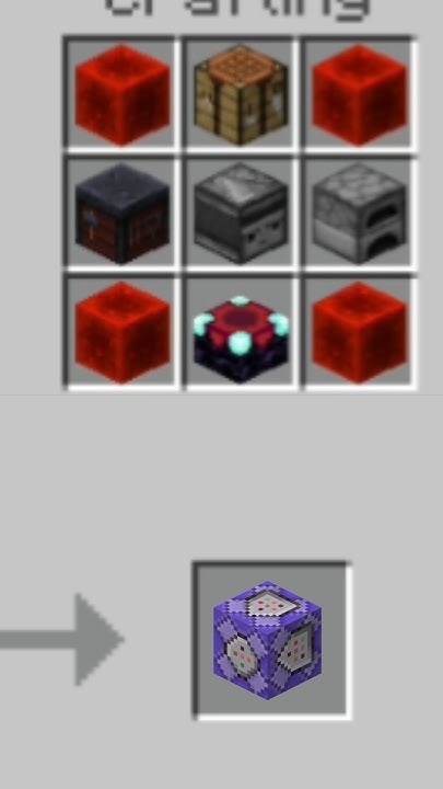 Minecraft: Custom Crafting (Command Block) #shorts #viralshorts - YouTube