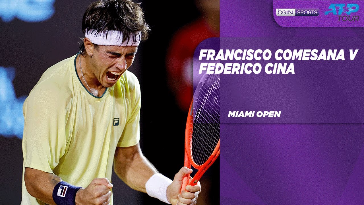 Francisco Comesana v Federico Cina | Miami Open | Match Highlights - YouTube