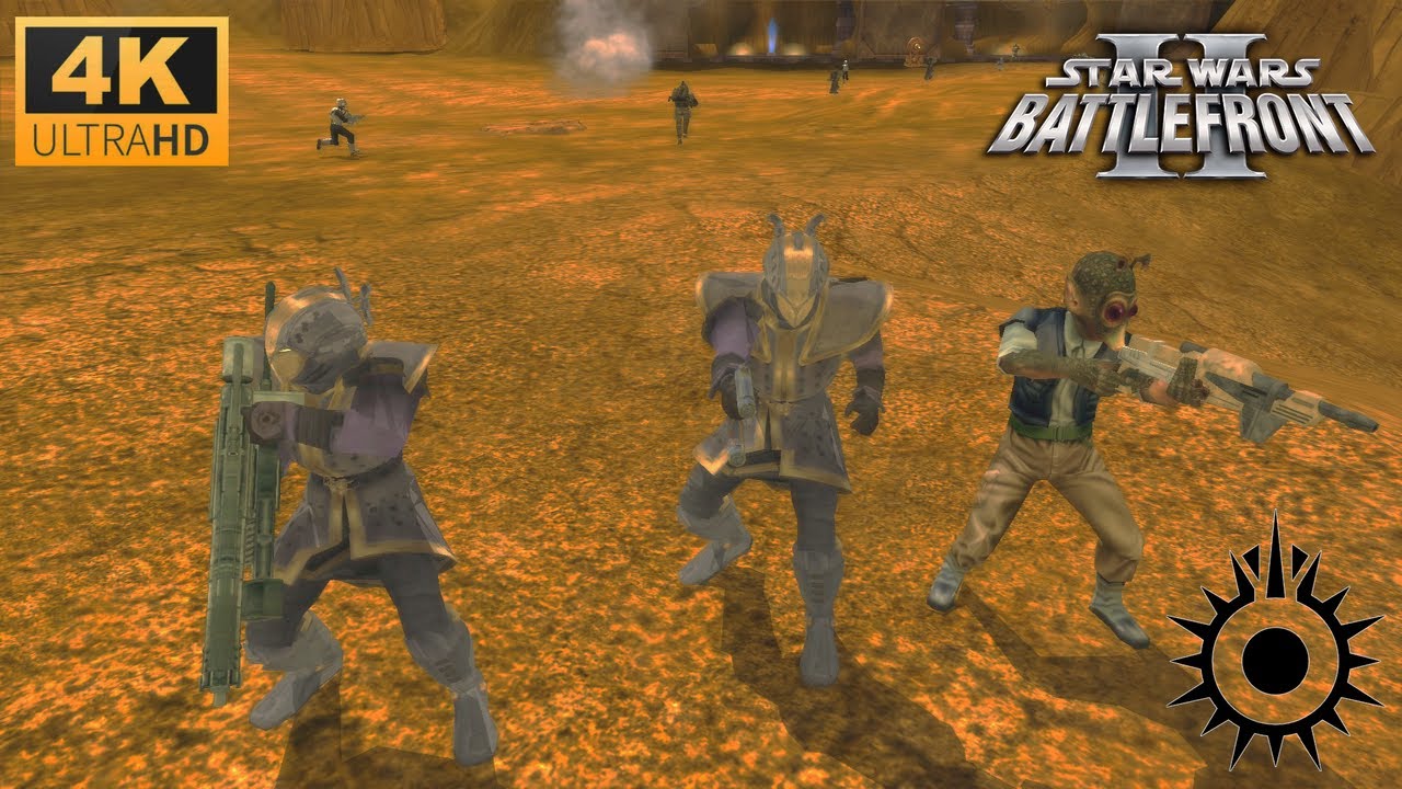 Star Wars Battlefront II (2005) Geonosis Dust Plains - Back sun armed ...