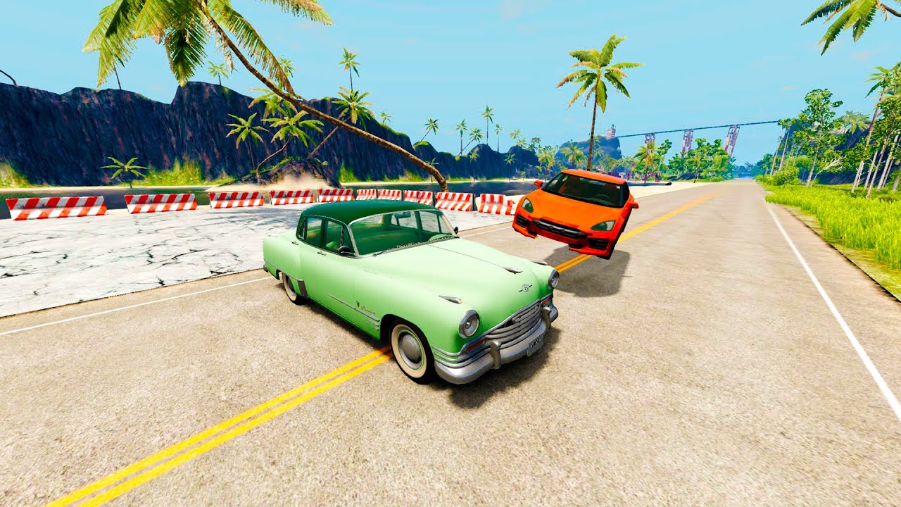 BeamNG Drive — Old Car VS Sports Car! - YouTube