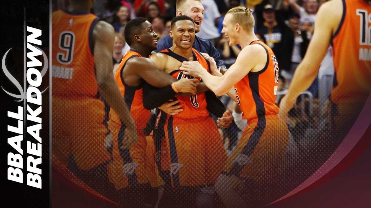How Russell Westbrook Attacks In The Offense 2016-17 MVP Season - YouTube