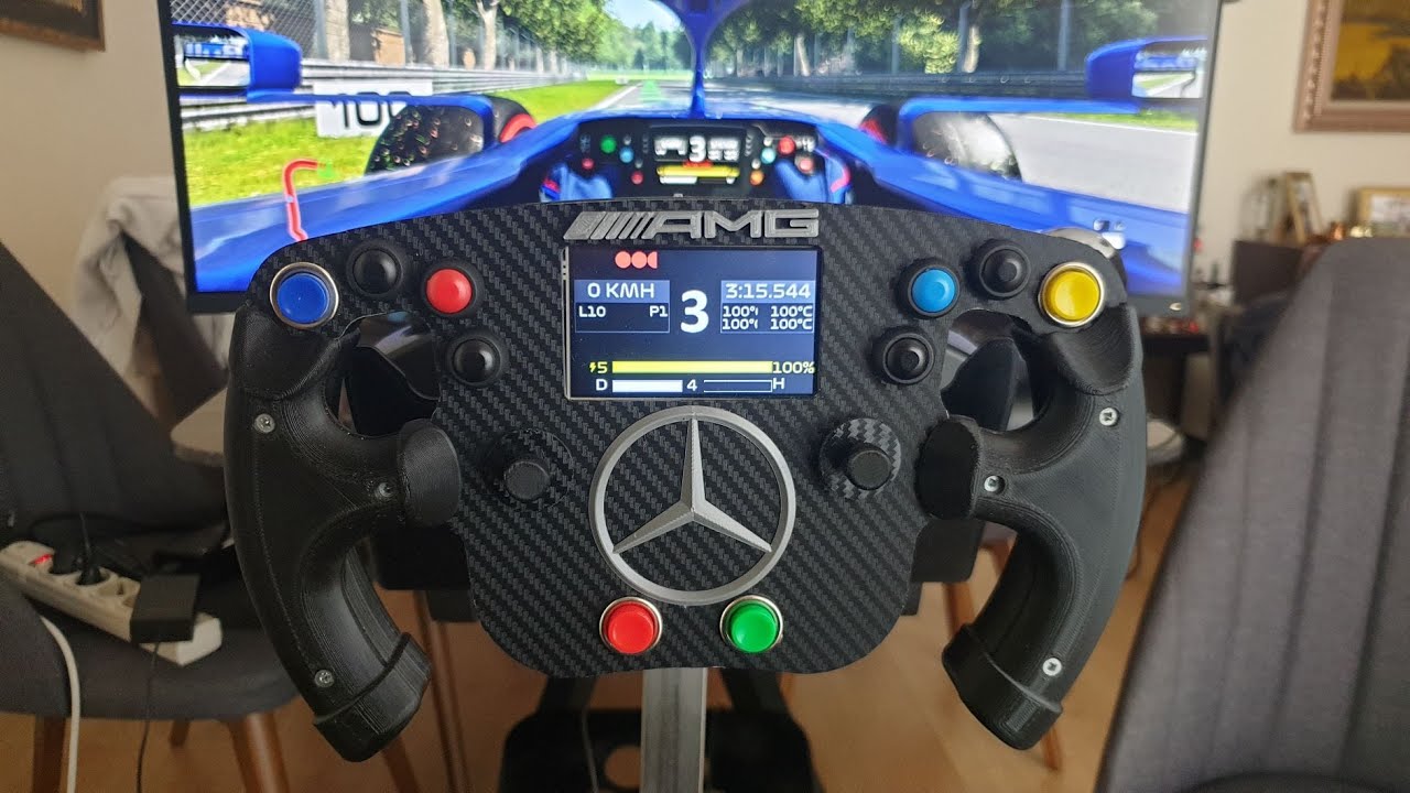 Diy Formula 1 Steering Wheel. - YouTube