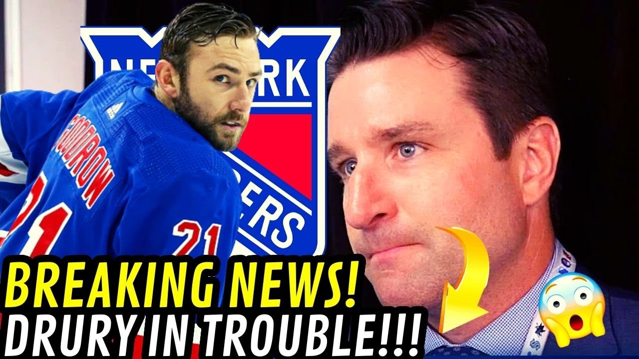 🛑TODAY'S LATEST NEWS FROM THE NEW YORK RANGERS! BREAKING NEWS! DRURY IN ...