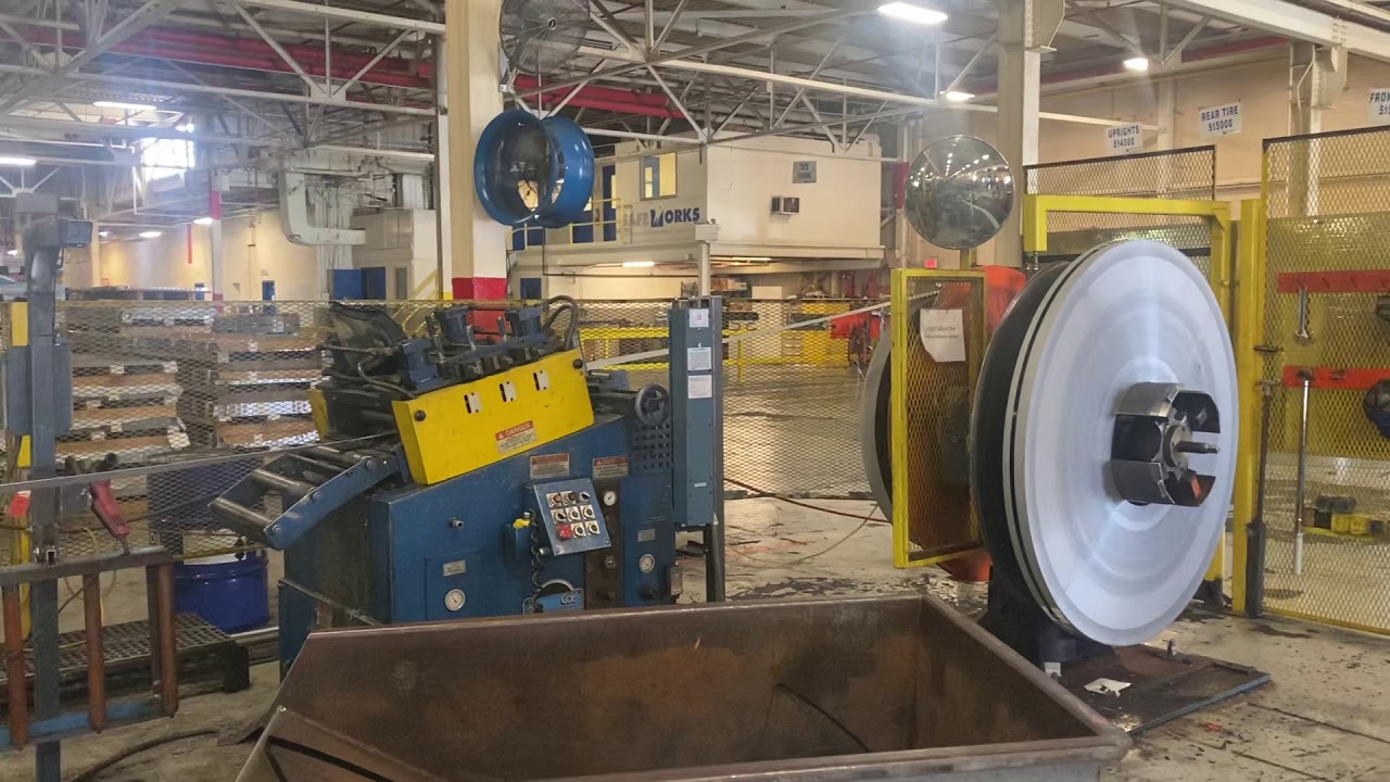 20 Stand Rafted Yoder Roll Forming Line - YouTube