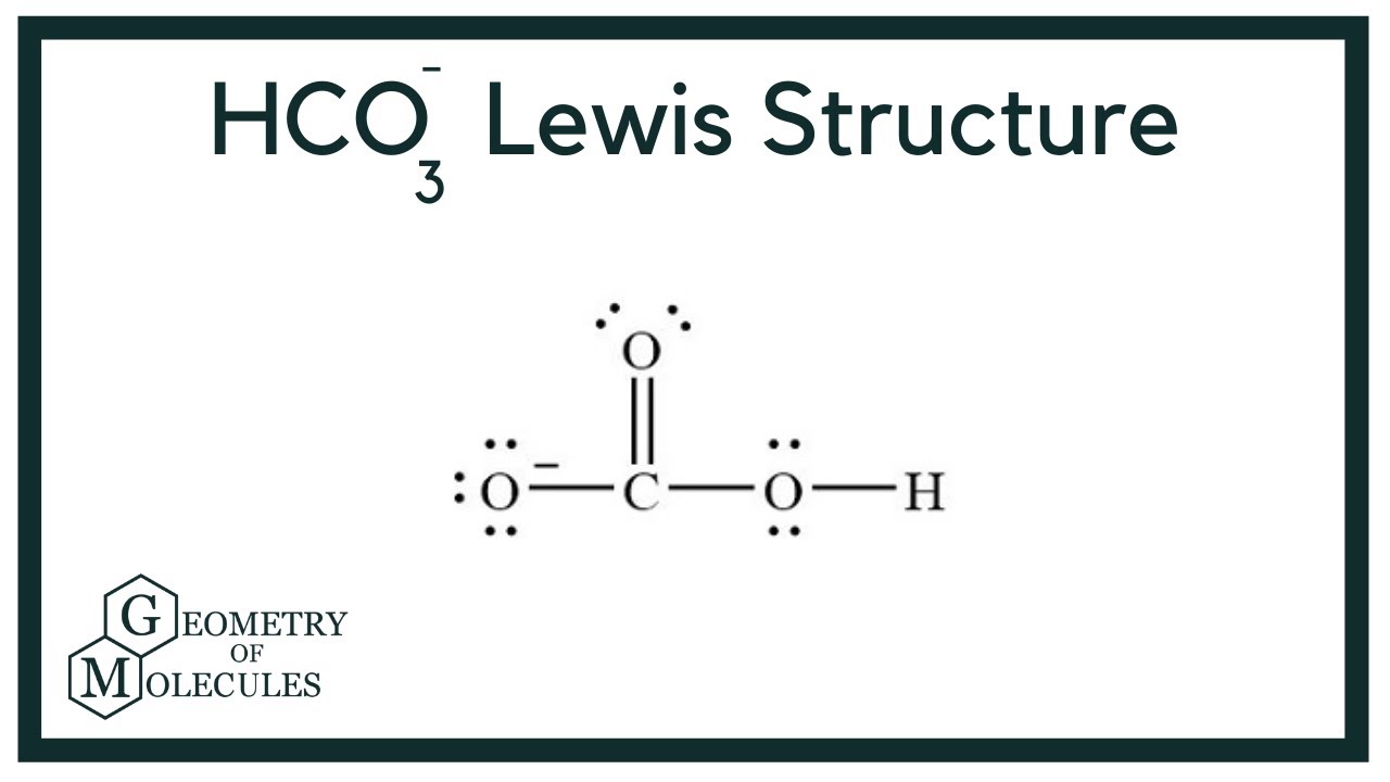 HCO3- Lewis Structure: How To Draw The Lewis Structure For, 53% OFF