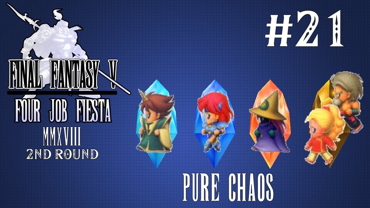 Twitch Stream Archive - Final Fantasy V Four Job Fiesta 2018 2nd Round ...