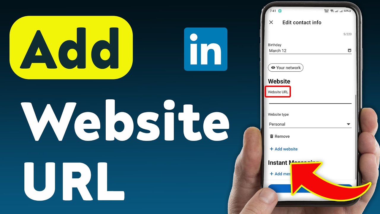 How To Add Website URL On LinkedIn (Updated) - YouTube