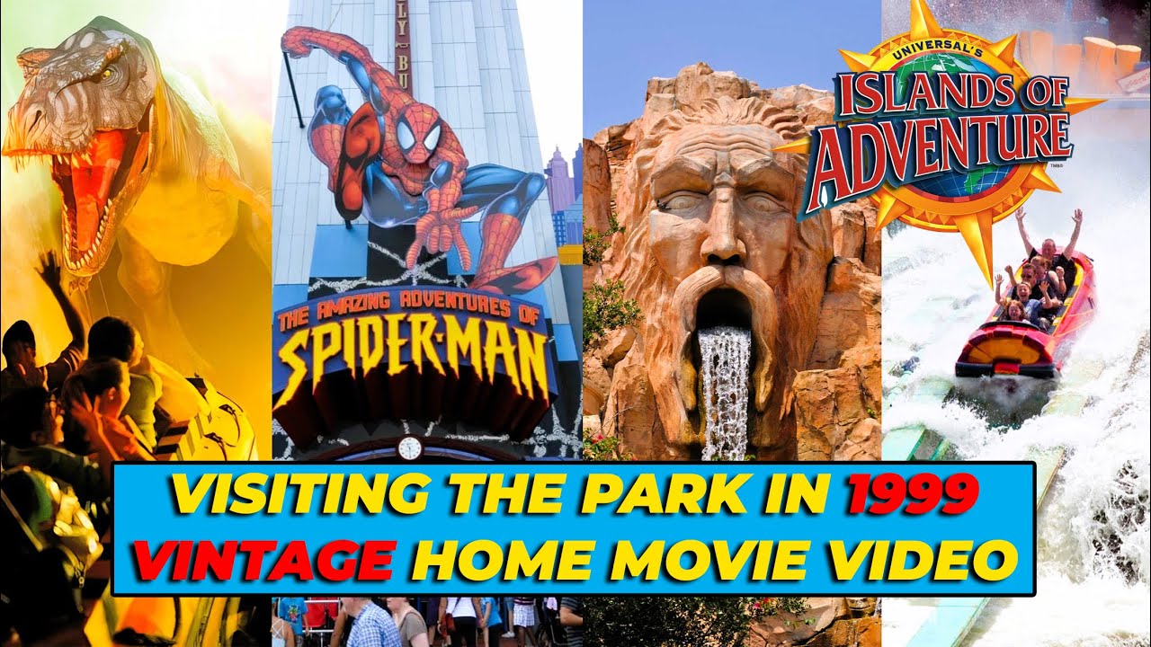 Restored VHS Home Video: Visiting Universal's Islands Of Adventure in ...