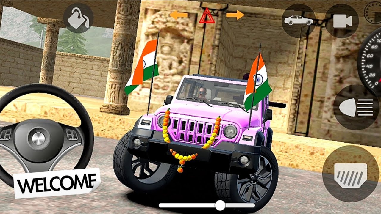 Dollar Song Modified Mahindra Pink Thar 😱😈|| Indian Cars Simulator 3D ...