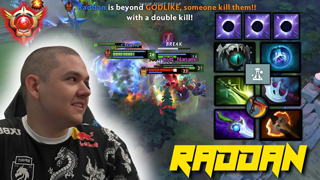 RADDAN GOD HARD CARRY ANTIMAGE HIGHLIGHTS - YouTube