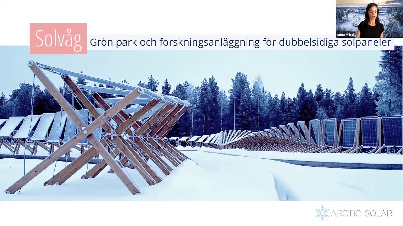 Arctic Solar - solel i nordiskt klimat, hur funkar det? - YouTube