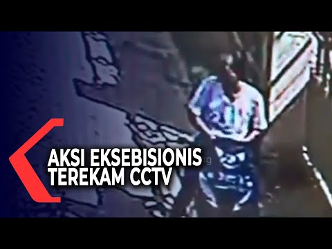 Terekam CCTV, Pelaku Eksibisionis Resahkan Warga Bandar Lampung