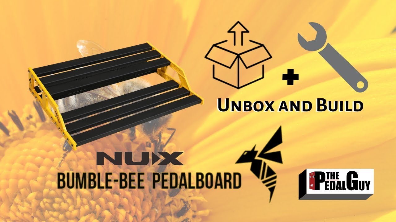 ThePedalGuy Unboxes and Builds the NuX Bumble-Bee Pedalboard - YouTube