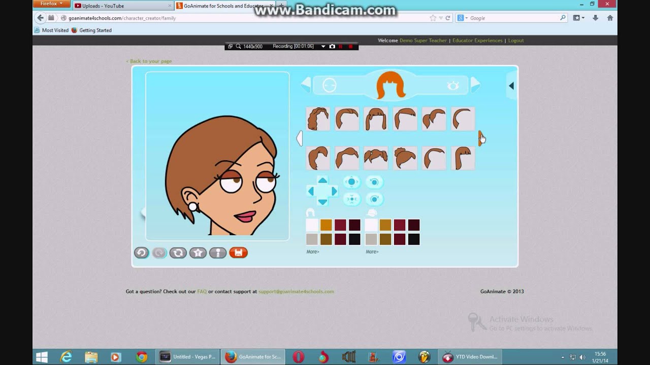 Making an Amy Character on GoAnimate - YouTube