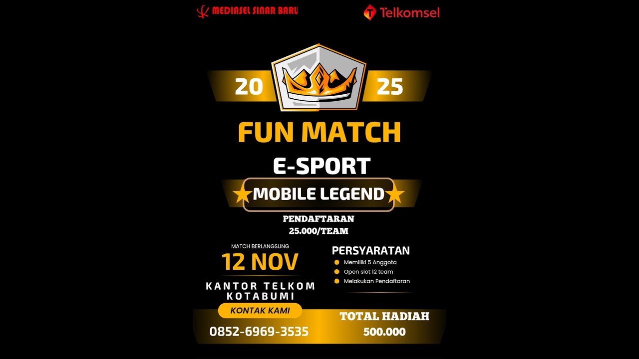 FUN MATCH E-SPORT MOBILE LEGEND CLUSTER WAY KANAN - YouTube