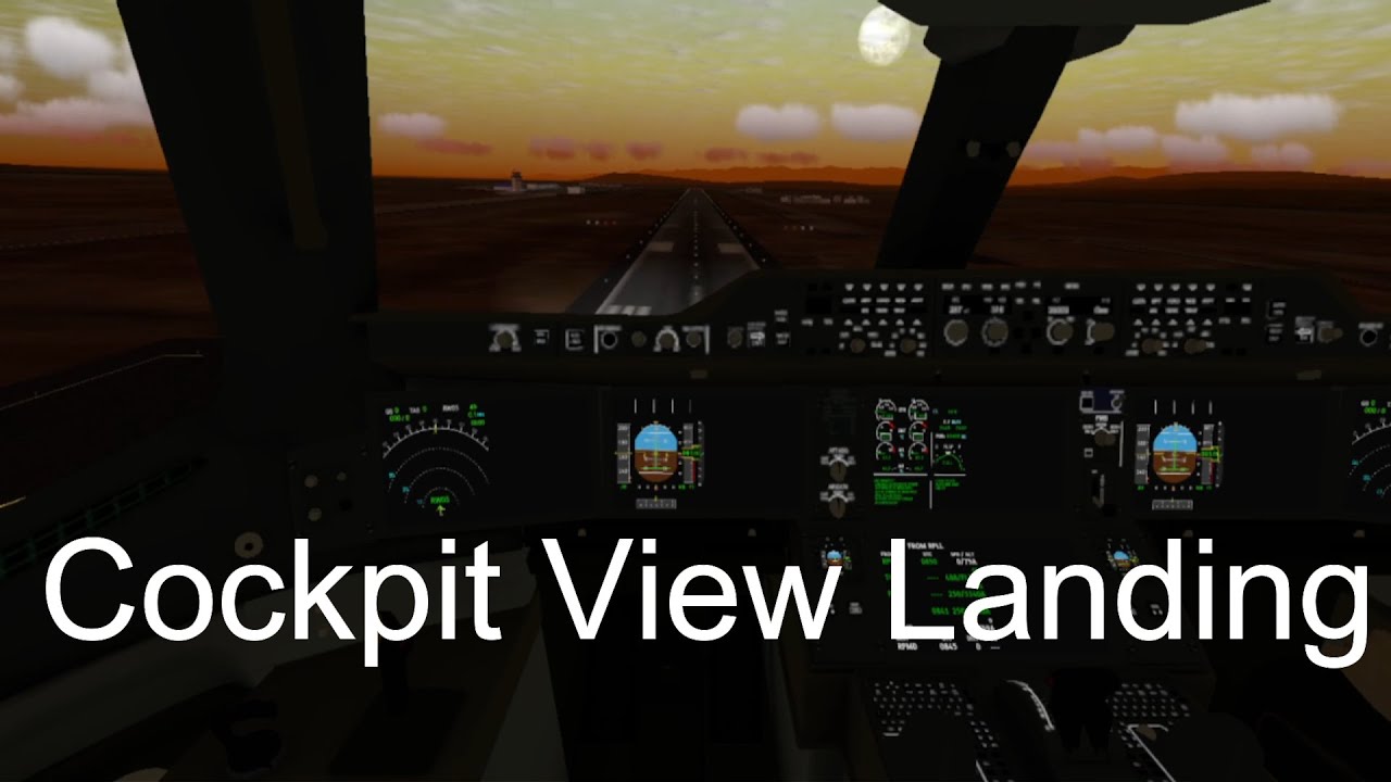 Cockpit View Landing Philippine Airlines - YouTube