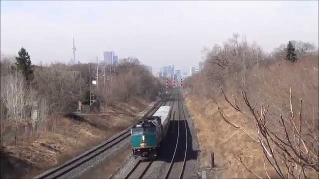 Danforth GO station, April 3 2015 - YouTube