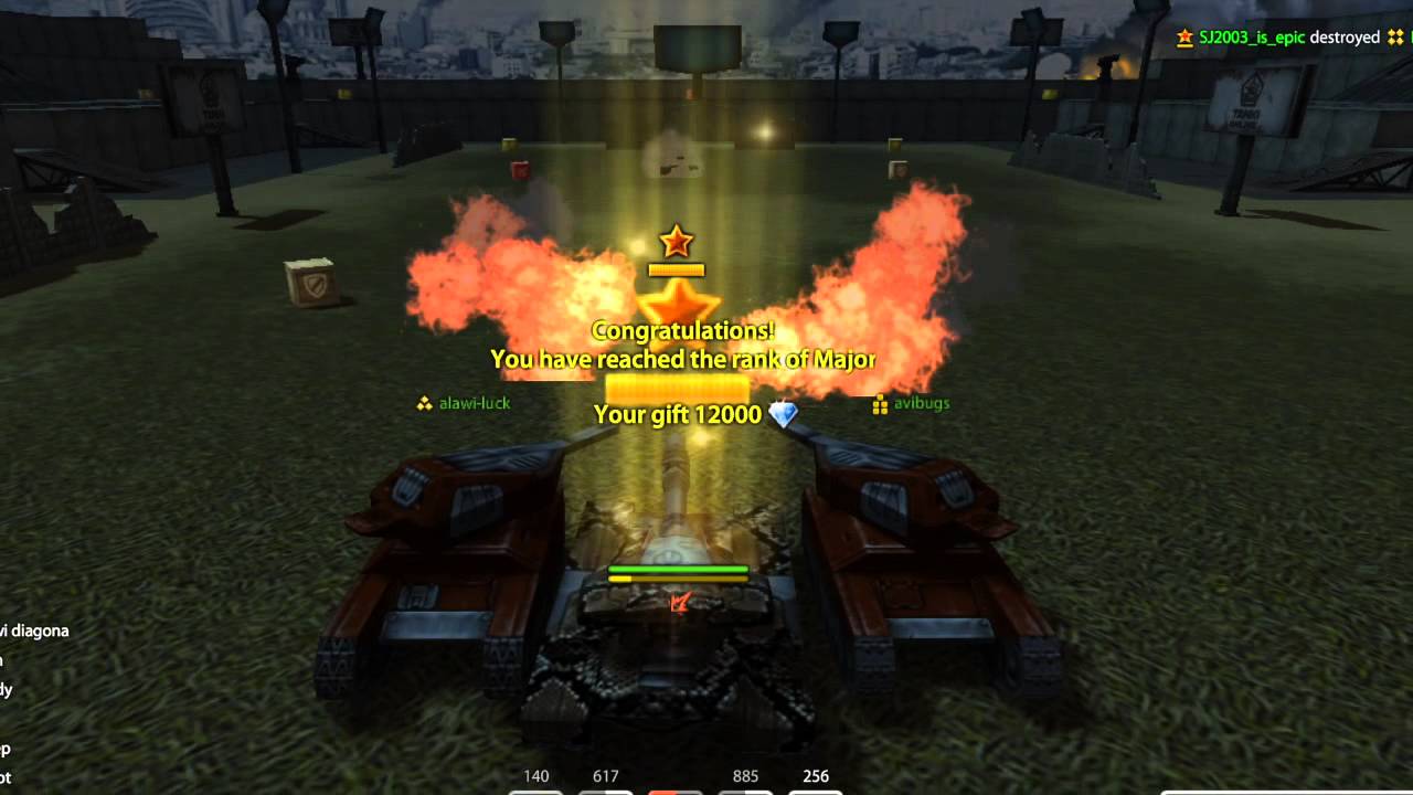 Tanki Online: Major Rank-Up - YouTube