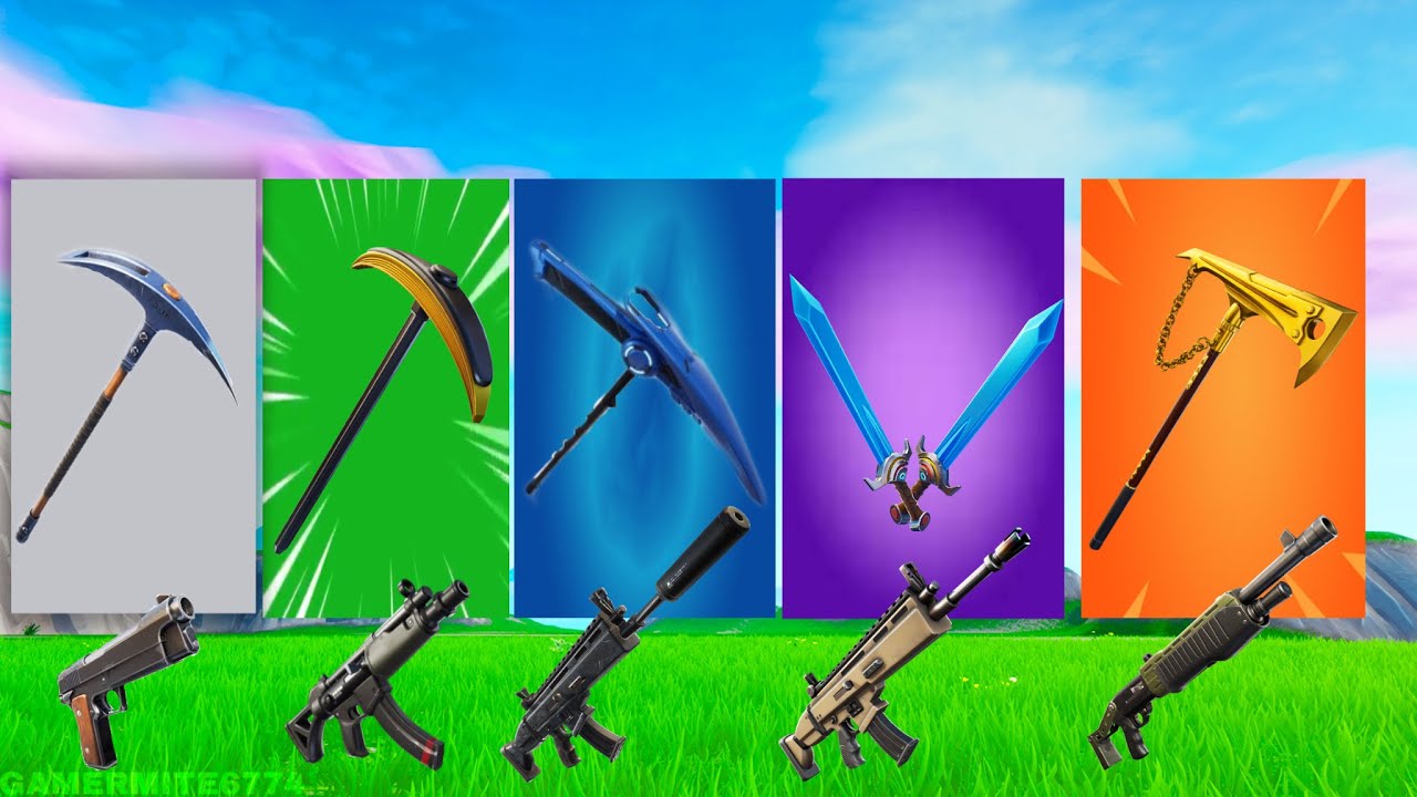 The RANDOM Pickaxe Challenge - YouTube
