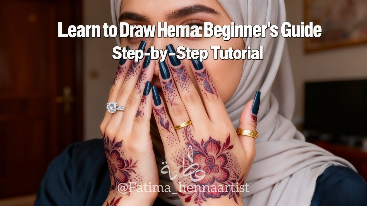 Step-by-Step Somali Henna Tutorial | Khidab Qurux Badan | Cilaan ...
