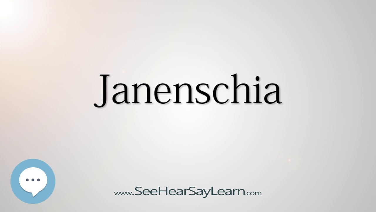 Janenschia - Dinosaur Names 🔊☄ - YouTube