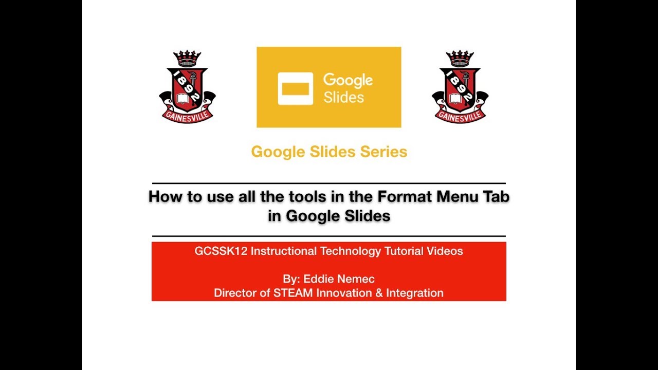 Google Slides Format Tab Tutorial - YouTube