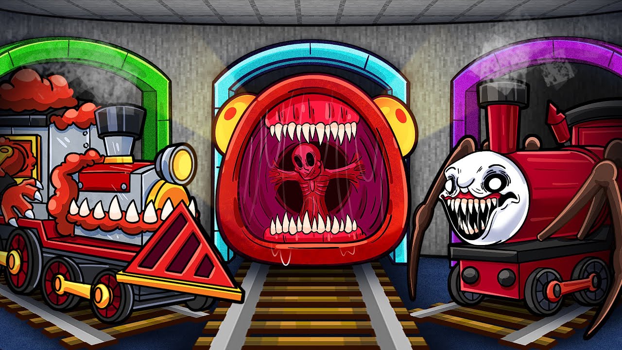 MONSTER TRAIN WARS - Infected Train vs Choo Choo Charles vs TRAIN EATER ...