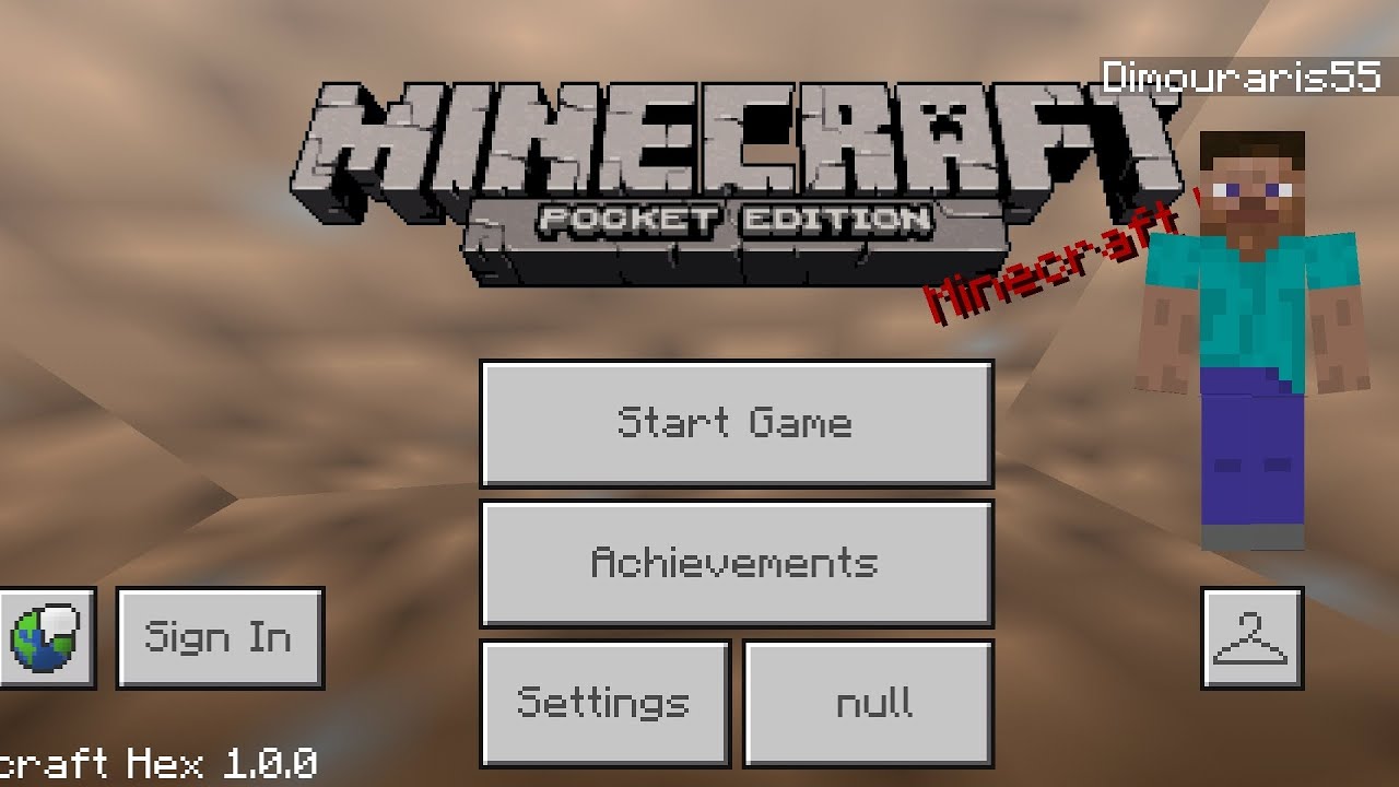 Minecraft hex 1.0.0 pocket edition - YouTube
