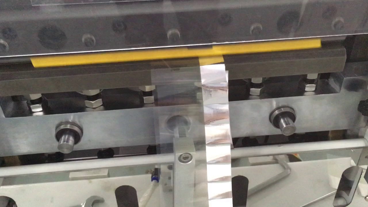 pick up label kiss cutting machine ,with full cutting function . - YouTube