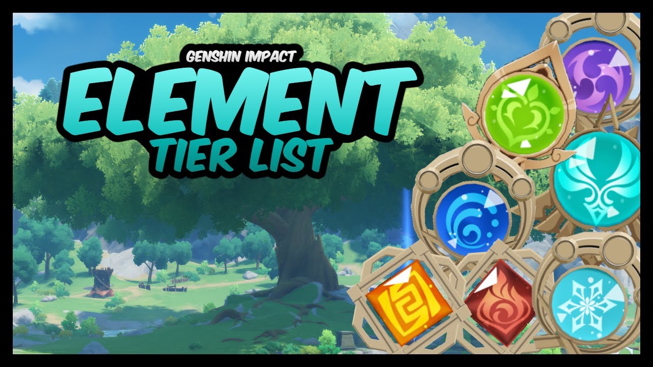 RANKING every ELEMENT in Genshin Impact | Tier List - YouTube